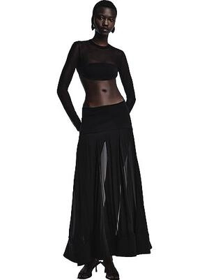 Revolve Etienor Maxi Skirt - Black