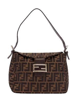 Fendi Zucca Shoulder Bag - Brown