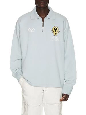 Off-White Offline Team Fleece Polo - Celestial Blue