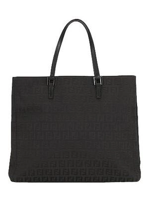 Fendi Zucchino Tote Bag - Black