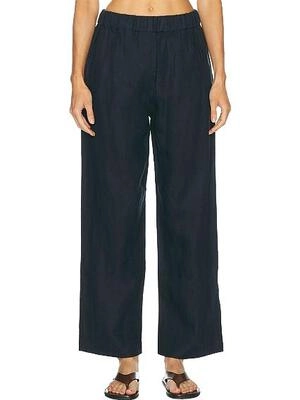 Jenni Kayne Logan Linen Pant - Navy