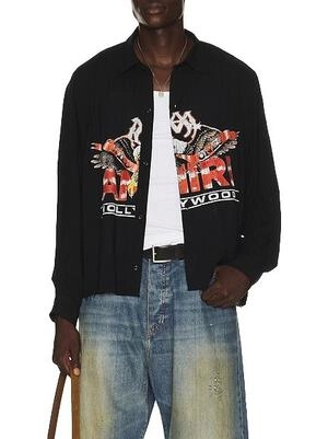 Amiri Ma Eagle Shirt - Black