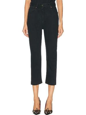 Valentino Garavani Cropped Straight Leg - Nero