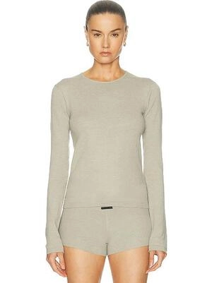 Fear Of God Slim Long Sleeve Top - Seal