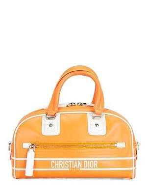 Dior Mini Vibe Bowling Bag Orange