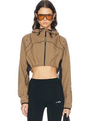 Balenciaga Athletic Cropped Jacket - Camel