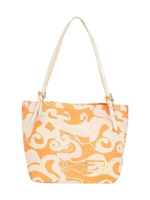 Fendi Psychedelic Tote Bag - Orange