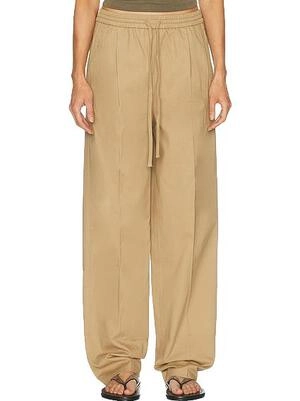 Fear Of God Pleat Front Drawstring Pant - Dune