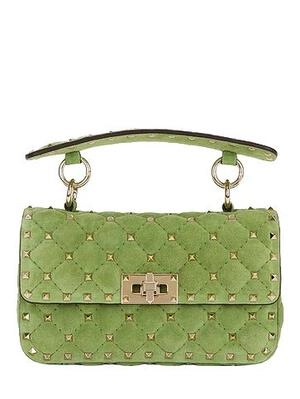 Valentino Garavani Rockstud Spike Small Shoulder Bag Cleared Mint