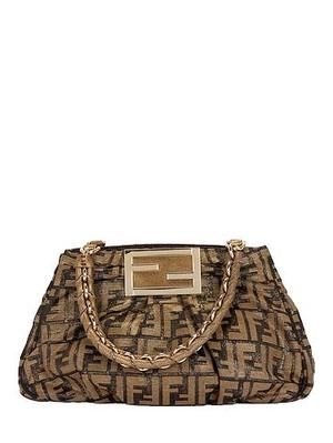 Fendi Zucca Mia Tote Bag - Brown