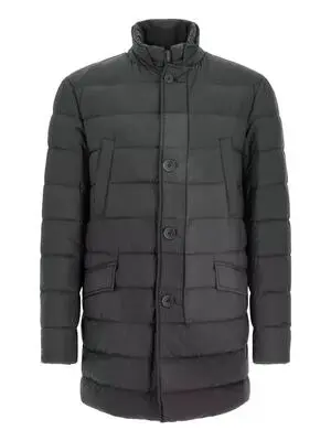 Herno Quilted Down Coat - Grey