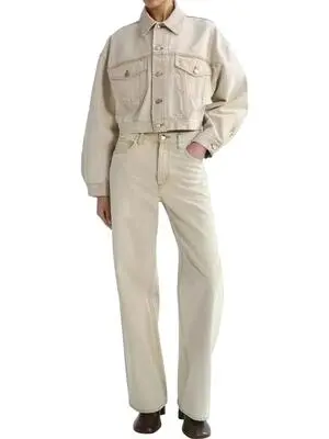 AGOLDE Arc Straight-leg Jeans - Neutrals