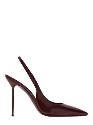 Paris Texas Lidia Slingback Heeled Pumps Red