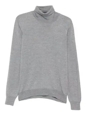 FILERIA Roll-neck Sweater - Grey