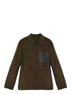 YVES SALOMON Chest-pocket Shirt Jacket - Green