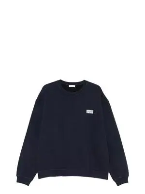 American Vintage Logo-print Sweatshirt - Blue