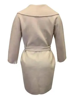 Max Mara Belted Shawl-collar Coat - Neutrals