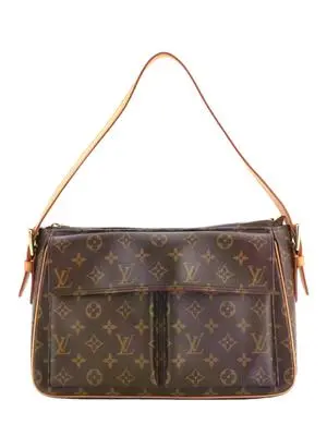 LOUIS VUITTON Viva Cite Handbag Monogram Canvas Gm Shoulder Bag - Brown