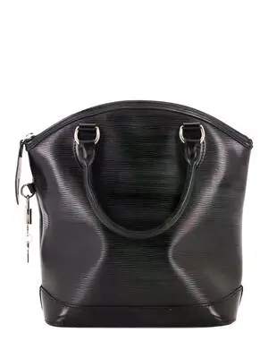 LOUIS VUITTON Lockit Handbag Epi Leather Pm Satchel - Black