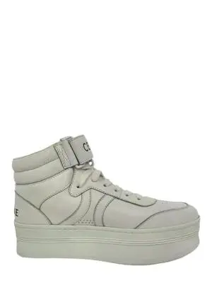 Celine Touch-strap Lace-up Sneakers - Neutrals