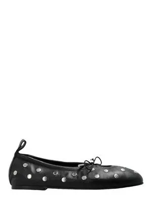 ALOHAS Rosalind Stud-embellished Ballet Flats - Black