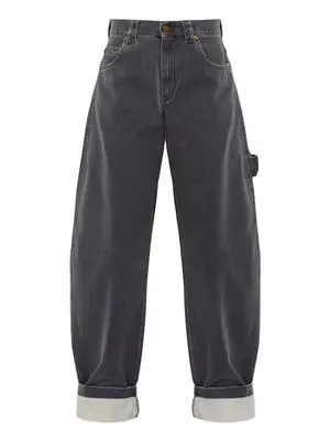 DARKPARK Audrey Hammer-loop Jeans - Grey