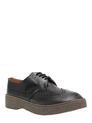 Comme Des Garçons X George Cox Brogue Derby Shoes - Black