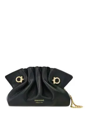 FERRAGAMO Mini Soft Bag - Black
