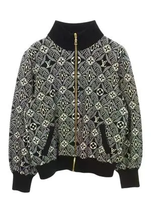 LOUIS VUITTON Since 1854 Pattern Knit Jacket - Black