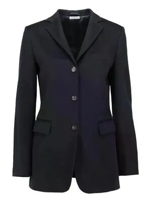 Malo Single-breasted Cashmere Jacket - Blue