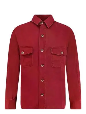TONYWACK Flap-pocket Shirt - Red
