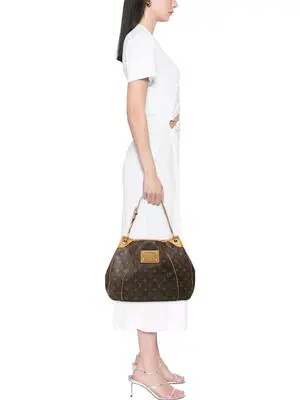 LOUIS VUITTON 2008 Monogram Galliera Pm Shoulder Bag - Brown