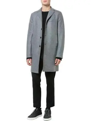 Harris Wharf London Single-breasted Coat - Grey