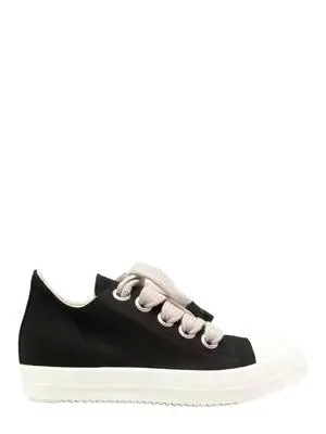 Rick Owens Lace-up Low-top Sneakers - Black