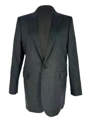 Celine Single-breasted Structured Blazer - Grey