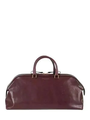 Alberta Ferretti Alice Leather Tote Bag - Red