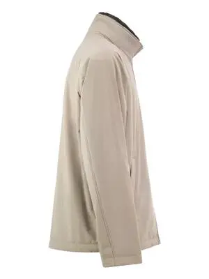 Herno Padded Jacket With Faux Fur Lining - Neutrals