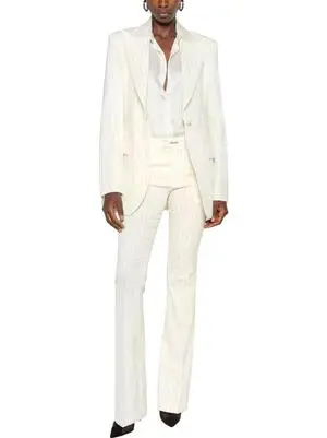 DONDUP Satin-finish Long-sleeved Shirt - Neutrals