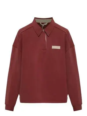 RETHINKIT STUDIOS Logo-patch Polo Shirt - Red