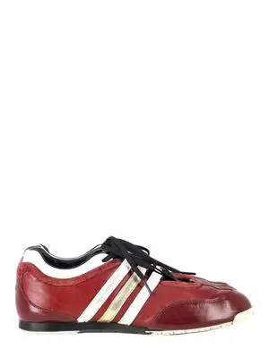Y3 Boxing Leather Sneakers - Red