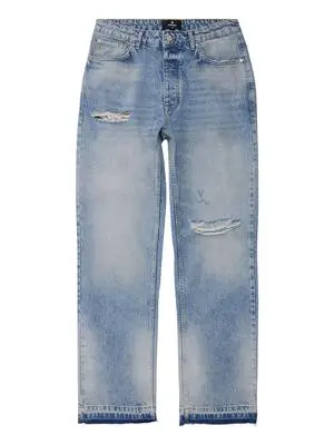 REPRESENT Ripped Heaton Straight Jeans - Blue