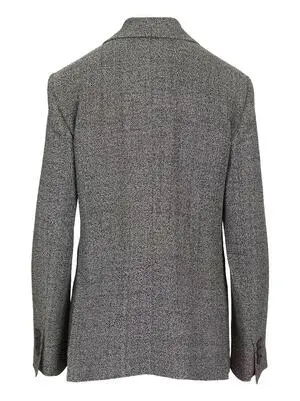 Emporio Armani Double-breasted Blazer - Grey