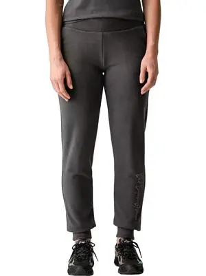 EA7 Logo Print Track Pants - Brown