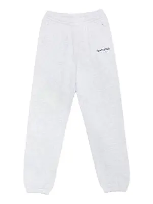 SPORTY & RICH Logo-embroidered Track Pants - Grey