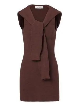 AYA MUSE Vao Minidress - Brown
