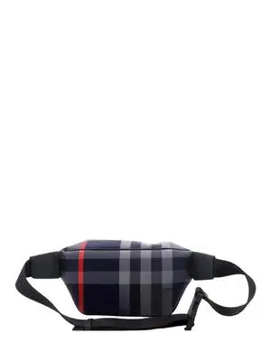 Burberry Sonny House Check Canvas Belt Bag - Blue