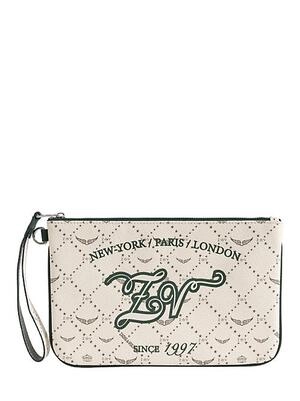 Zadig&Voltaire Tennis Faux-leather Pouch - Flash