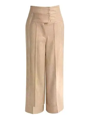 EDWARD ACHOUR PARIS Pressed-crease Tailored Trousers - Neutrals