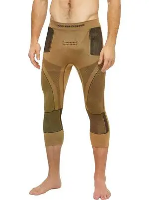 X-BIONIC Panelled Cropped Leggings - Brown