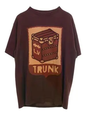 LOUIS VUITTON 2010s Short-sleeve Knitted T-shirt - Brown